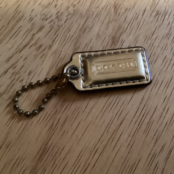 Coach | Accessories | Coach Bag Taghang Tag Metallic Gold Color | Poshmark